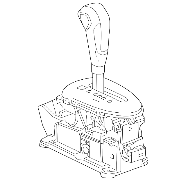 2014-2015 Chevrolet Spark Automatic Transmission Shift Lever Assembly ...