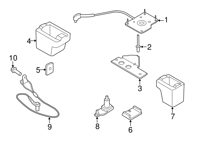 2015-2021 Ford Lock Assembly BK2Z-1513-C | OEM Parts Online