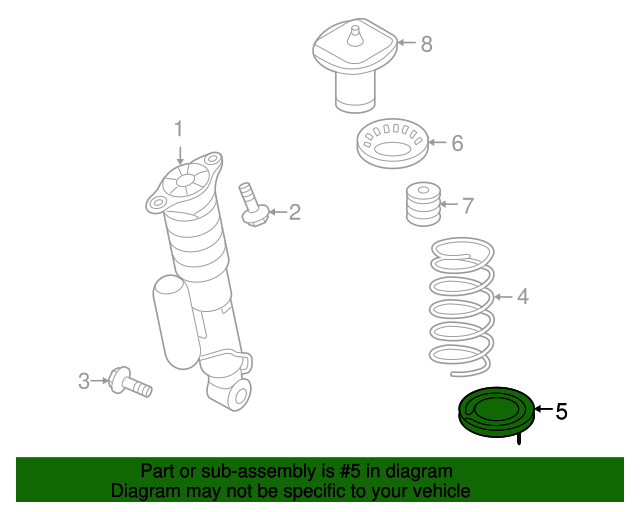 2007-2018 Volvo Lower Spring Insulator 30714527 | OEM Parts Online