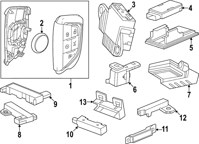 2023-2024 GM Antenna 13547757 GM | GMPartsDirect.com