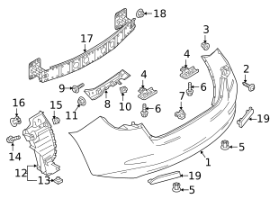 90118-WBB66 - Splash Shield Grommet - 2020 Toyota Yaris | OEM Genuine ...