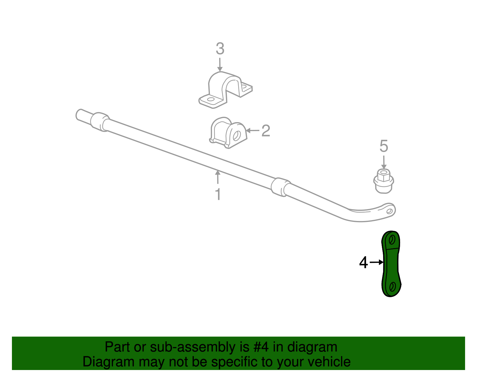 1L2Z-5K484-AA - Stabilizer Link - 2002-2005 Ford | Lasco Auto Parts