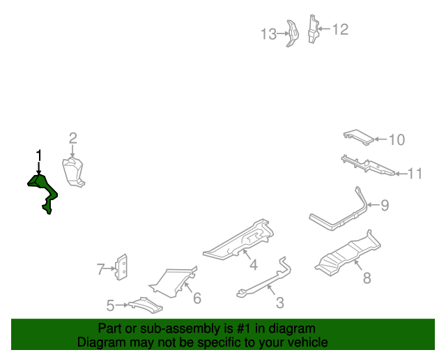 BMW OEM Baffle Plate Part# 41-21-7-230-333 | OEM Vehicle Parts