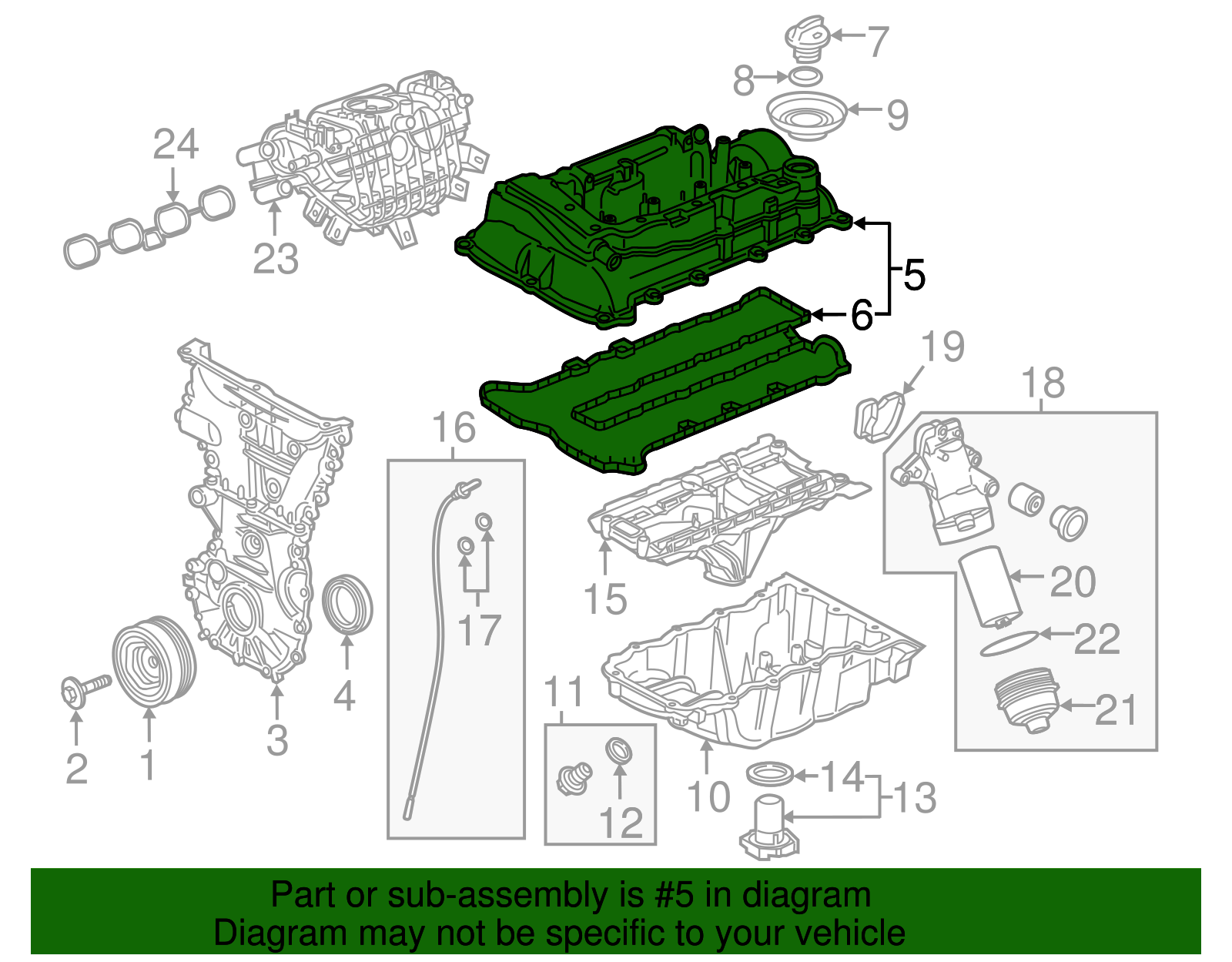 2016-2019 Buick Cascada Cover (Replaces Part Number 55596087) 25203562 ...