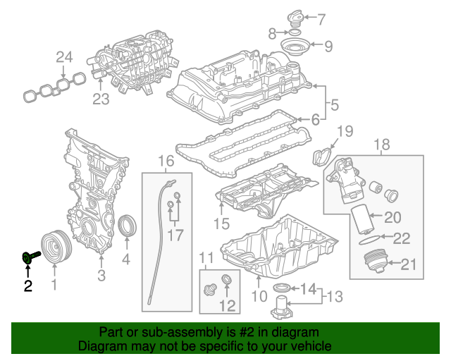 55577913 GM Balancer Bolt | GM Parts Store