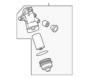 2016-2019 Buick Cascada Filter Assembly 55578713 GM | GMPartsDirect.com