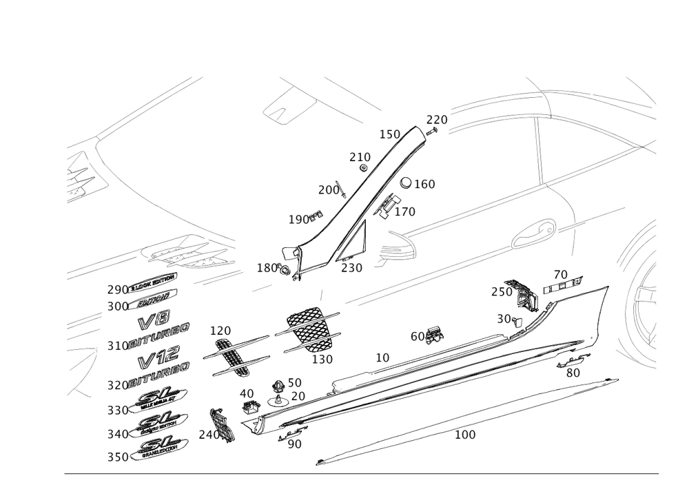 001-991-60-71 - Fastening Clip 2013-2020 Mercedes-Benz | Mercedes-Benz ...