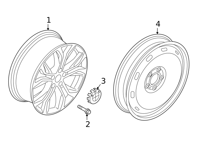 36116856067 - 2016-2023 BMW Wheel, Alloy (36-11-6-856-067) | BMW of ...