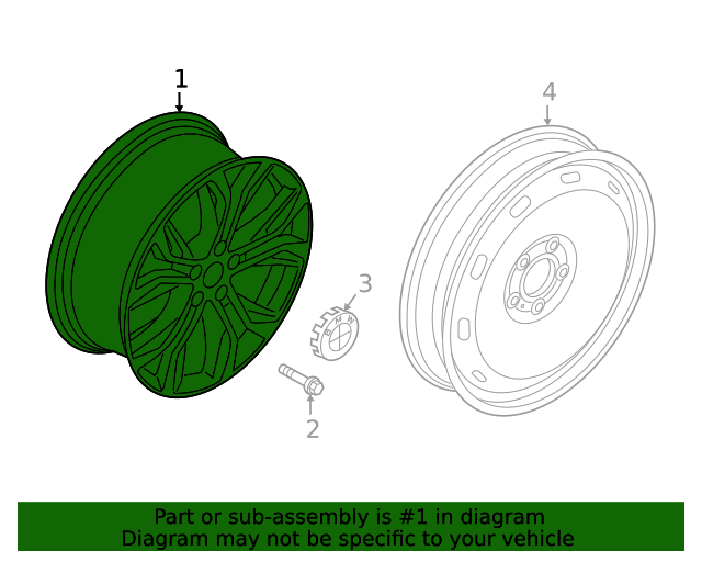 36116856067 - 2016-2020 BMW Wheel, Alloy (36-11-6-856-067) | BMW of ...