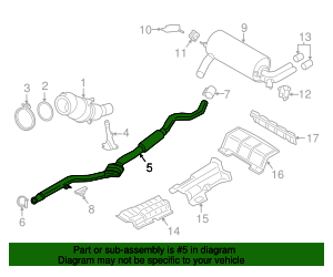 18-30-8-689-371 - Center Muffler - 2016-2020 BMW | Buy BMW Parts Now