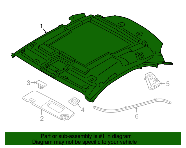 51447373194 - 2014-2020 BMW i8 Headliner (51-44-7-373-194) | BMW of ...