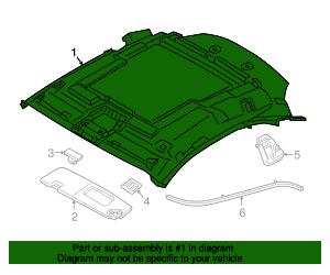 51447373194 - 2014-2020 BMW i8 Headliner (51-44-7-373-194) | BMW of ...