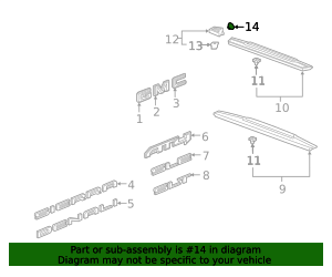 11546805 - OEM GM RETAINER GMPartsCenter.net | GM Parts Center