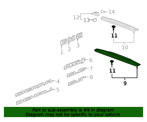 2019-2025 GM OEM NEW 2019-2020 GM Chevrolet GMC Sierra Silverado Rear ...