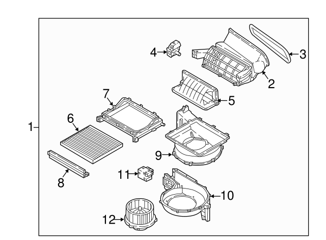 Genuine Cabin Air Filter for 2016-2019 Hyundai Sonata | Part# 97133 ...