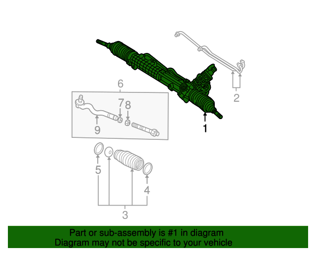 Genuine BMW 32-13-5-A0A-0B3 | Steering Gear | FREE Shipping on Most ...