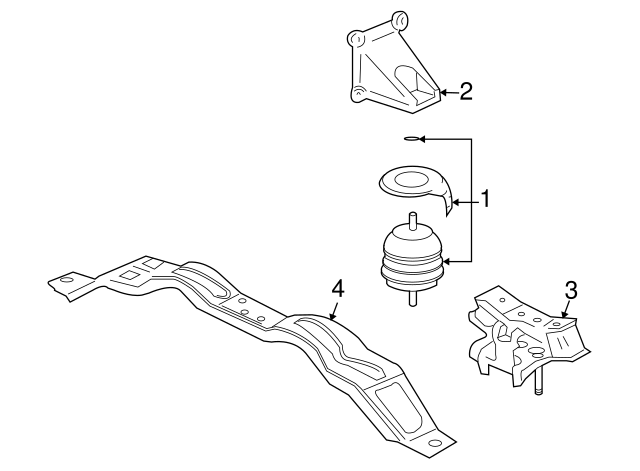 15861894 GM Trans Mount | GM Parts Store