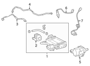 25860-0P090 - Vacuum Valve 2016-2024 Lexus | AutoNation Parts