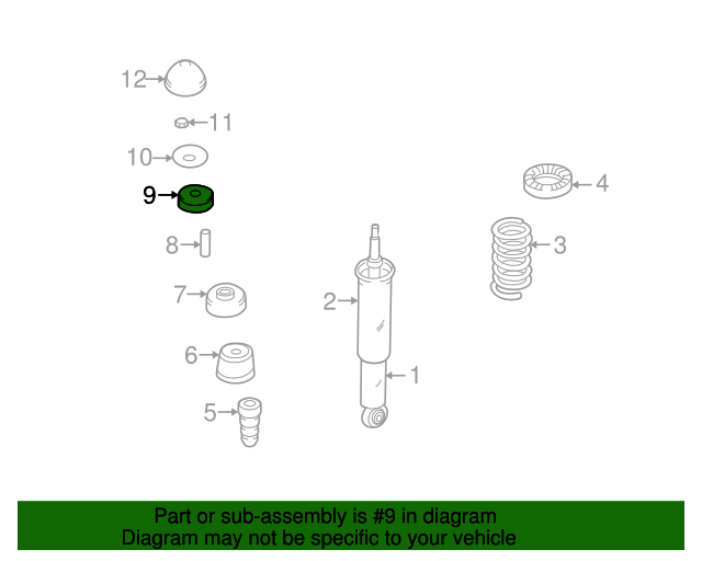 55320-26000 - Upper Bushing - 2001-2006 Hyundai | Conicelli Hyundai