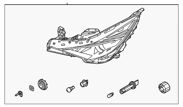Genuine Composite Assembly for 2021-2023 Hyundai Elantra | Part# 92101 ...