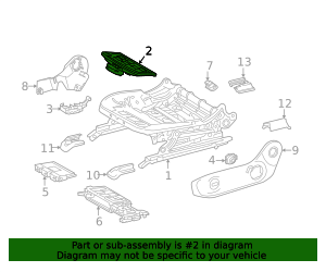 000-910-68-09-64 - Longitudinal Adjustment Mercedes-Benz USA Parts
