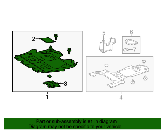 2016-2017 Lexus Front Shield 51410-30230 | OEM Parts Online