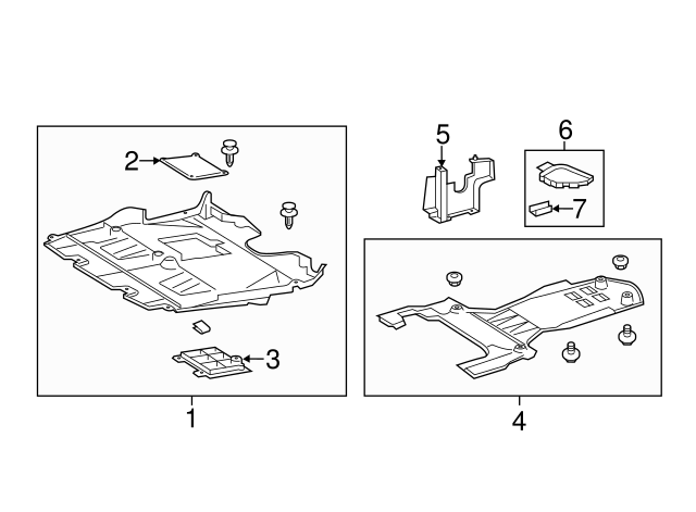 2016-2017 Lexus Front Shield 51410-30230 | OEM Parts Online