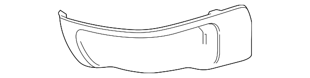 2017-2022 Chevrolet Colorado Rear Driver Side Bumper Fascia Rear ...