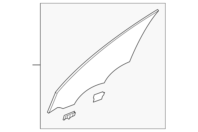 2020-2024 Hyundai Palisade Door Glass 82420-S8030 | OEM Parts Online