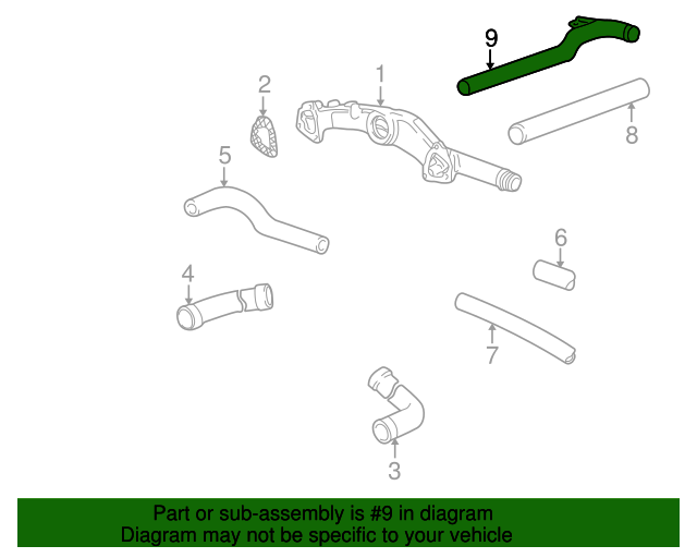 Genuine BMW 11-53-1-704-194 | Water Pipe | FREE Shipping on Most Orders ...