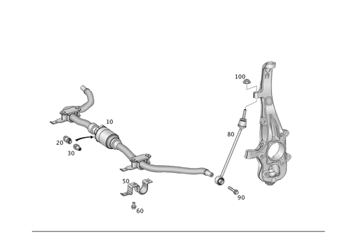 Front Torsion Bar for 2010 Mercedes-Benz ML350 | Mercedes-Benz USA Parts