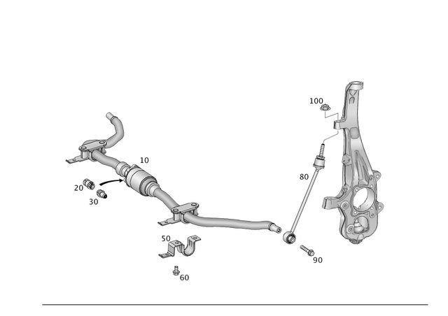 166-323-14-65 - Torsion Bar 2012-2019 Mercedes-Benz | Mercedes-Benz USA ...