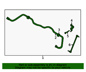 54610-6LB4A - Stabilizer Assembly 2020-2024 Nissan Sentra | Nissan ...