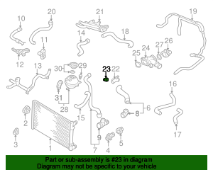 1993-2003 Volkswagen Coolant Temp Sensor 6U0-919-501-B | OEM Parts Online