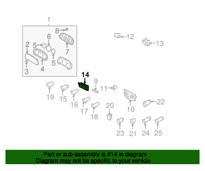 93310-2B000-WK - Bezel - 2007-2009 Hyundai Santa Fe | Conicelli Hyundai