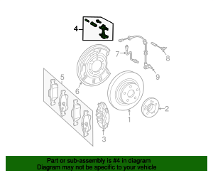 Brake Carrier 212-423-03-94-64 | Mercedes-Benz Parts