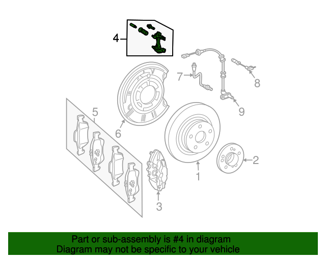 Brake Carrier 212-423-03-94-64 | Mercedes-Benz Parts