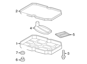 140-270-08-12 - Trans Pan 2010-2018 Mercedes-Benz | Mercedes-Benz USA Parts