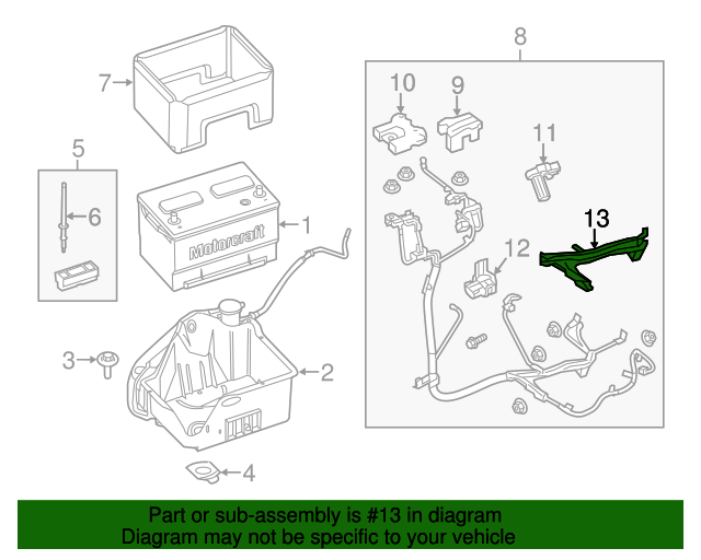 Genuine OEM Ford Part - Shield BL3Z-14A099-B | Genuine OEM Ford Parts ...