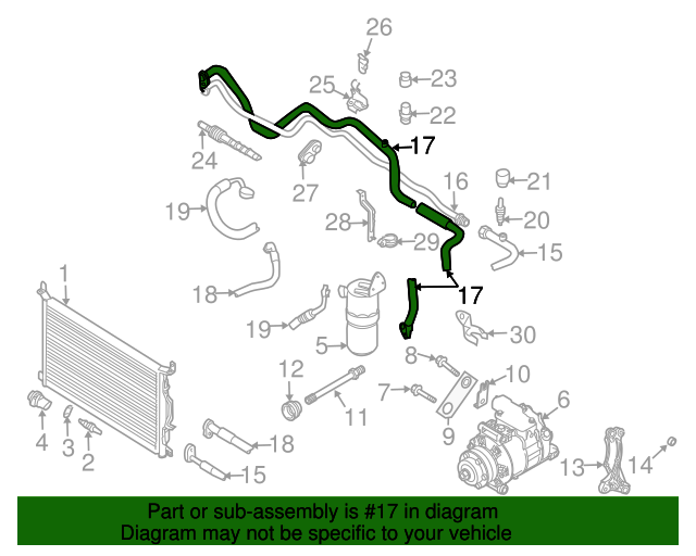 4E1-260-740-AL - AC Line 2007-2009 Audi S8 | Audi OEM Parts