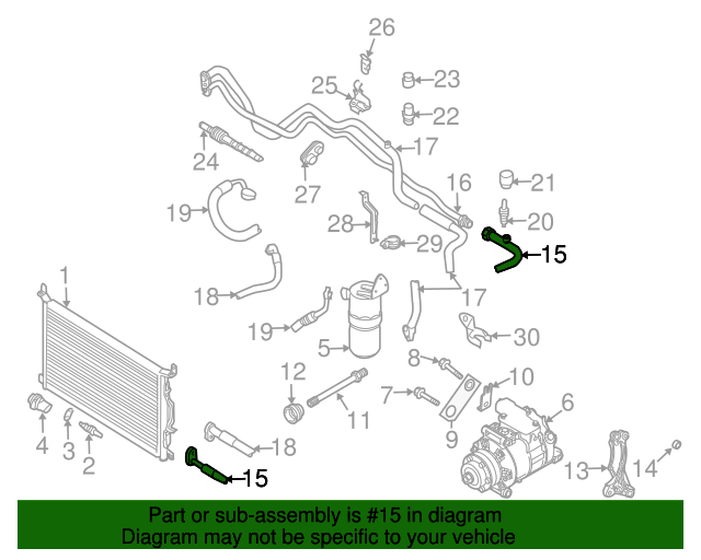 4E0-260-710-AD - AC Line 2007-2009 Audi S8 | Audi OEM Parts