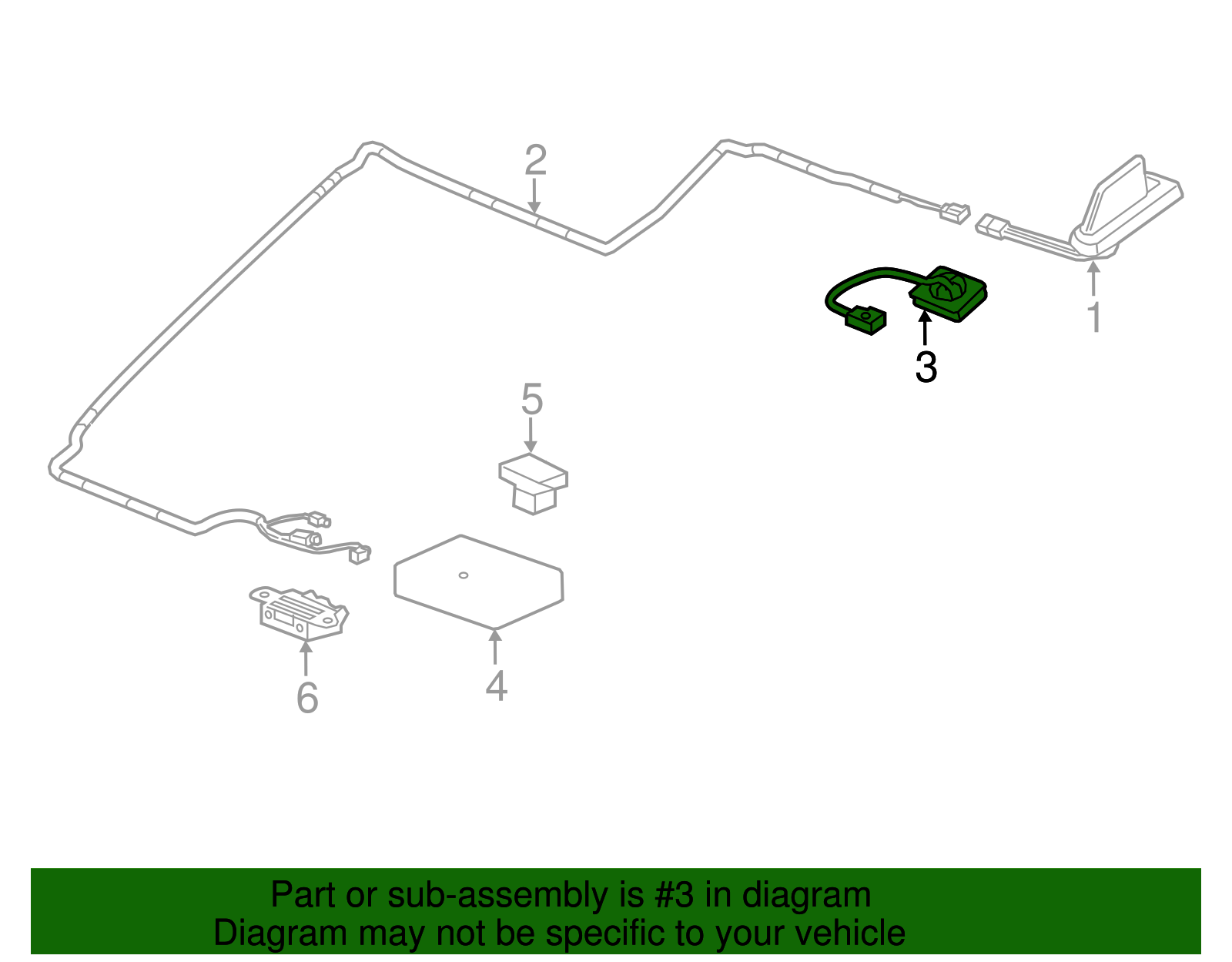 2013-2022 GM Active Noise Cancellation Microphone 84437950 GM ...