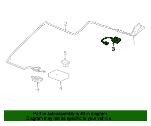 2013-2020 GM Shale Mobile Telephone Microphone 23297925 GM ...