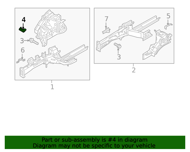 64495-S9000 - Upper Bracket 2020-2024 Kia Telluride | Kia.Parts Store