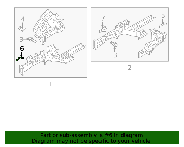 64587-S9000 - Lower Bracket 2020-2024 Kia Telluride | Kia.Parts Store