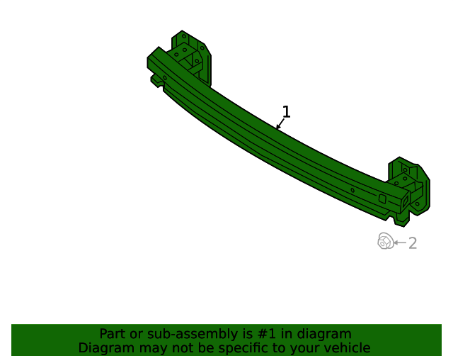 2019-2022 Volvo Impact Bar 31656936 | TascaParts.com