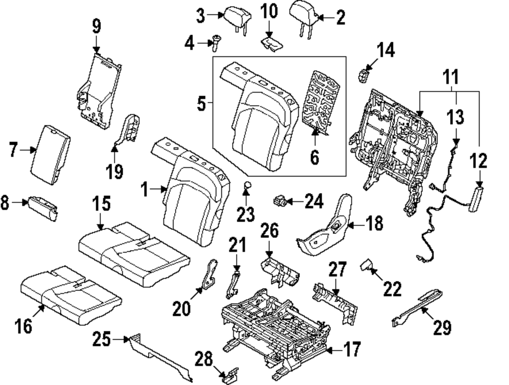 2024-2025 Kia EV9 Seat Cushion Pad 89150-DO600 | Retail Performance ...