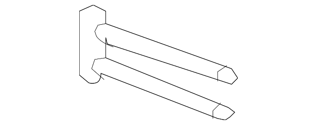 2007-2014 GM Front Bumper Reinforcement Stud Plate 15918817 ...