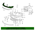 2007-2013 GMC Primed Front Bumper Fascia Trim Cap 25783584 GM ...