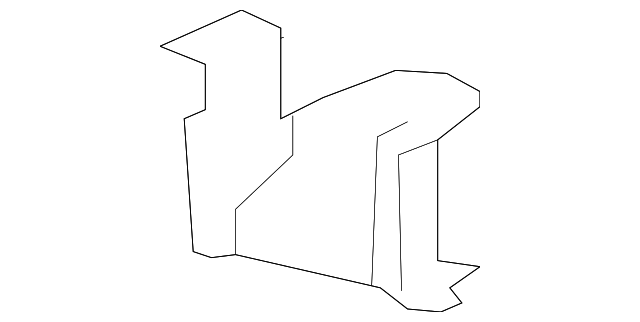 2007-2013 GMC Sierra 1500 Front Passenger Side Bumper Impact Bar Inner ...